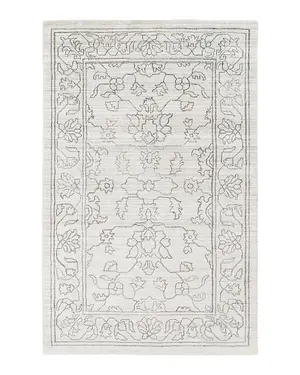 SURYA Hightower Area Rug, 6' X 9 - Ivory/gray