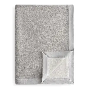 SFERRA Nerino Blanket, Full/queen - Gray/light Gray