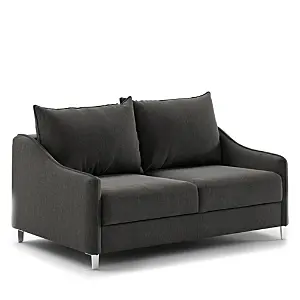 LUONTO Ethos Full XL Sleeper Loveseat Chrome Oliver 515