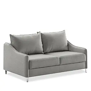 LUONTO Ethos Queen Sleeper Loveseat - Chrome Oliver 173