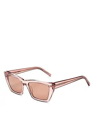 Saint Laurent Cat Eye Sunglasses Pink/brown Solid