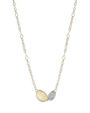 Marco Bicego 18k Gold & Diamond Lunaria Station Necklace - Multi