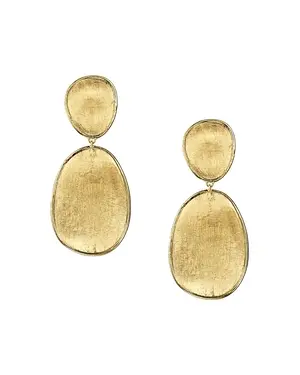 Marco Bicego 18k Yellow Lunaria Drop Earrings - Gold