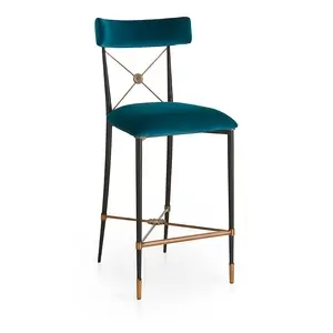 Jonathan Adler Rider Counter Stool - Rialto Peacock