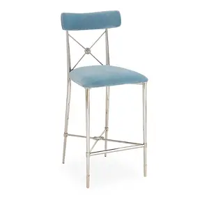 Jonathan Adler Rider Counter Stool - Rialto Sky