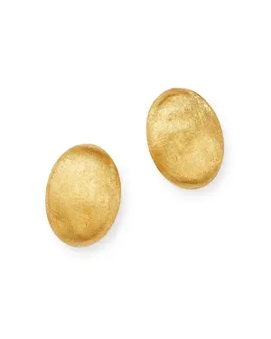 Marco Bicego 18k Yellow Siviglia Stud Earrings - Gold
