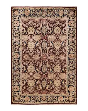 Bloomingdale'S Mogul M1183 Area Rug, 6'1 X 9'1 - Burgundy