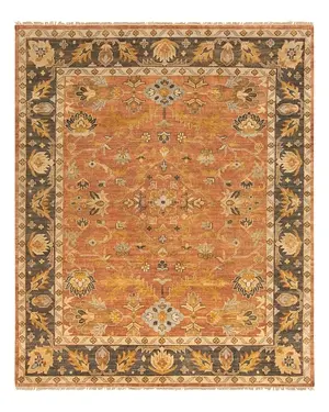 SURYA Hillcrest Hil-9009 Area Rug, 7'9 X 9'9 - Tan/brown/red/sage
