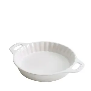 STAUB Pie Dish - White
