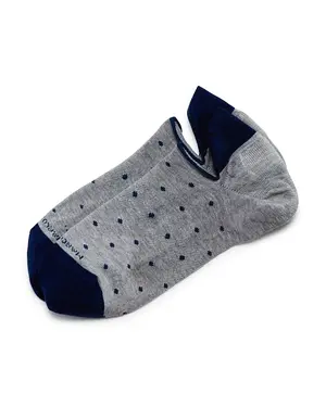 Marcoliani Polka Dot No-show Socks - Gray