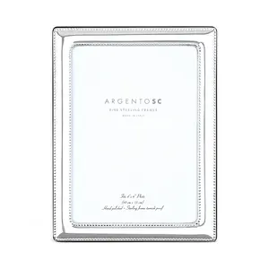 ARGENTO SC Argento Double Bead Frame, 4 X 6 - Sterling Silver