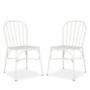 SAFAVIEH Everleigh Outdoor Side Chair, Set Of 2 - White