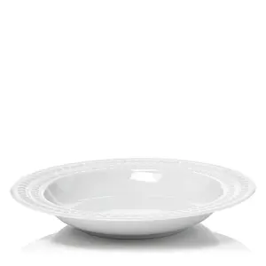 L'Objet Perlee Soup Plate - White