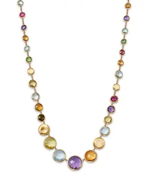 Marco Bicego 18k Gold Jaipur Gemstone Necklace - Multi