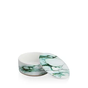 Prouna Marble Jewelry Box - Verde