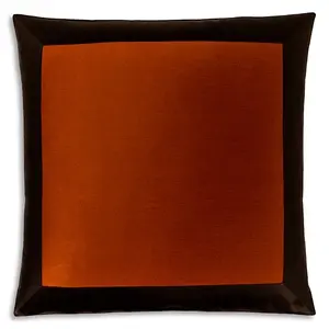 Frette Rectangular Euro Sham Sunset Red/umber Brown