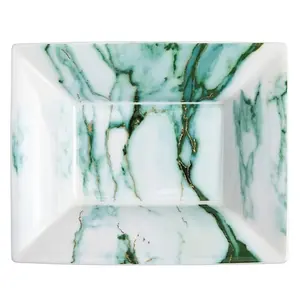 Prouna Marble Catchall Tray - Green Marble