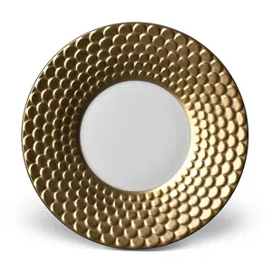 L'Objet Aegean Saucer - Gold/white