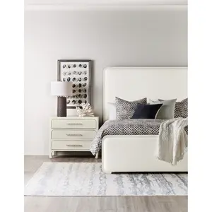 HOOKER FURNITURE Serenity Ashore Queen Upholstered Panel Bed