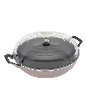 STAUB 3.5-quart Braiser With Glass Lid - Lilac