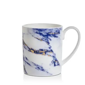 Prouna Marble Cylinder Mug - Azure