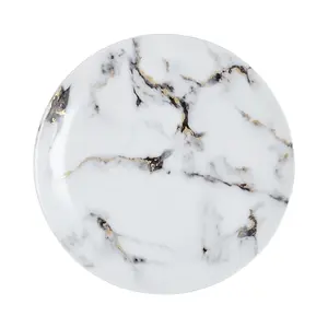 Prouna Marble Dinner Plate - Venice Fog
