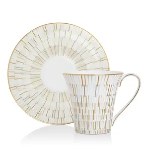 Prouna Luminous Tea Cup & Saucer - Gold