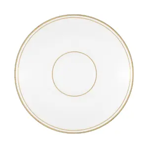 LENOX Federal Gold Tea Saucer - White/k Gold