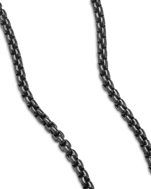 David Yurman Box Chain Necklace - Black