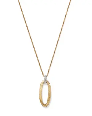 Marco Bicego 18k Jaipur Diamond Pendant Necklace - Gold
