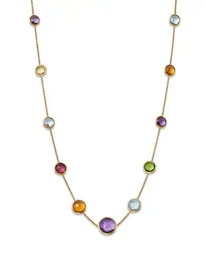 Marco Bicego Jaipur Multi Gemstone Necklace - Multi/gold
