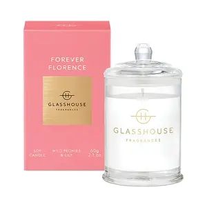 GLASSHOUSE FRAGRANCES Forever Florence Candle 2.1 Oz - Pink