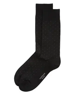 MARCOLIANI Marcoliani Lisle Pin-Dot Socks
