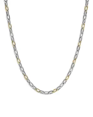 David Yurman Dy Madison Chain Necklace - Silver/gold