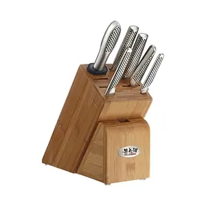 GLOBAL Takashi 7-piece Block Set - Stainless Steel