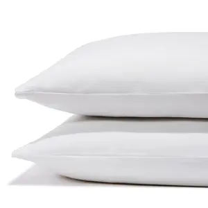 AMALIA HOME COLLECTION Stonewashed Linen King Pillowcase, Pair Exclusive - White/white
