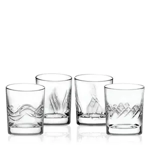 VISTA ALEGRE 4 Elements Old Fashioned Glasses, Set Of 4