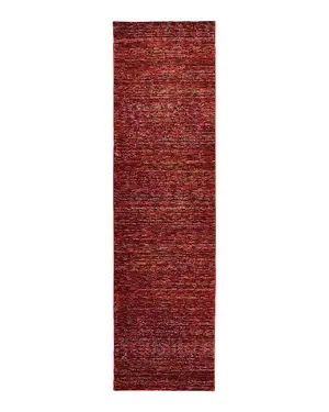 ORIENTAL WEAVERS Atlas 8033 Runner Rug, 2'3 X 8' Red/rust