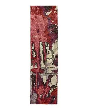 ORIENTAL WEAVERS Evolution 8028b Runner Rug, 2'3 X 8 - Red/beige