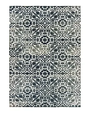 ORIENTAL WEAVERS Bowen 5506e Area Rug, 3'10 X 5'5 - Navy/ivory