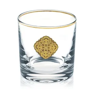 VISTA ALEGRE Golden Dog Old Fashioned Glass - Gold