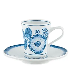 VISTA ALEGRE Coralina Coffee Cup And Saucer Exclusive - Blue