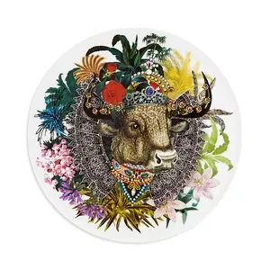 VISTA ALEGRE Love Who You Want Christian Lacroix Charger Plate - Monseigneur Bull