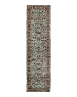ORIENTAL WEAVERS Andorra 7155a Runner Rug, 2'6 X 12 - Blue/red