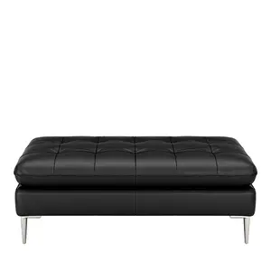 CHATEAU D'AX Corsica Bench Ottoman - Black