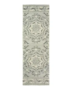 ORIENTAL WEAVERS Craft 93001 Runner Rug, 2'6 X 8 - Ash/ivory