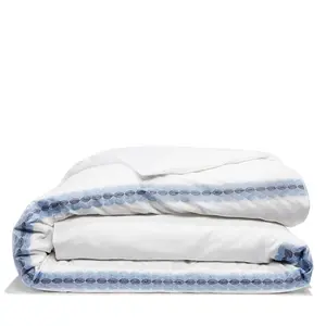 AMALIA HOME COLLECTION Arcada Duvet Cover, Full/queen Exclusive - White/blue