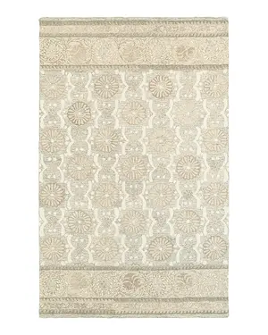 ORIENTAL WEAVERS Craft 93002 Area Rug, 5' X 8 - Ash/sand