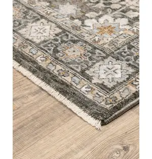 ORIENTAL WEAVERS Maharaja 071n1 Area Rug, 5'3 X 7'6 - Grey