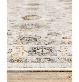 ORIENTAL WEAVERS Maharaja 071w1 Runner Area Rug, 2'3 X 7'6 - Ivory